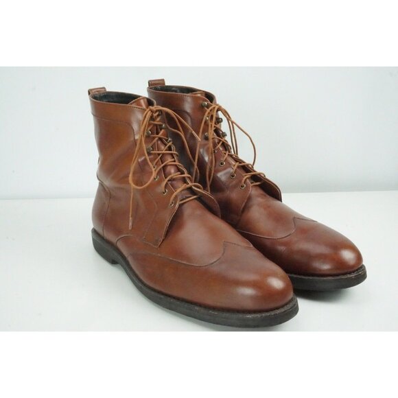 Allen Edmonds | Shoes | Allen Edmonds Dalton Brown Wing Tip Leather ...